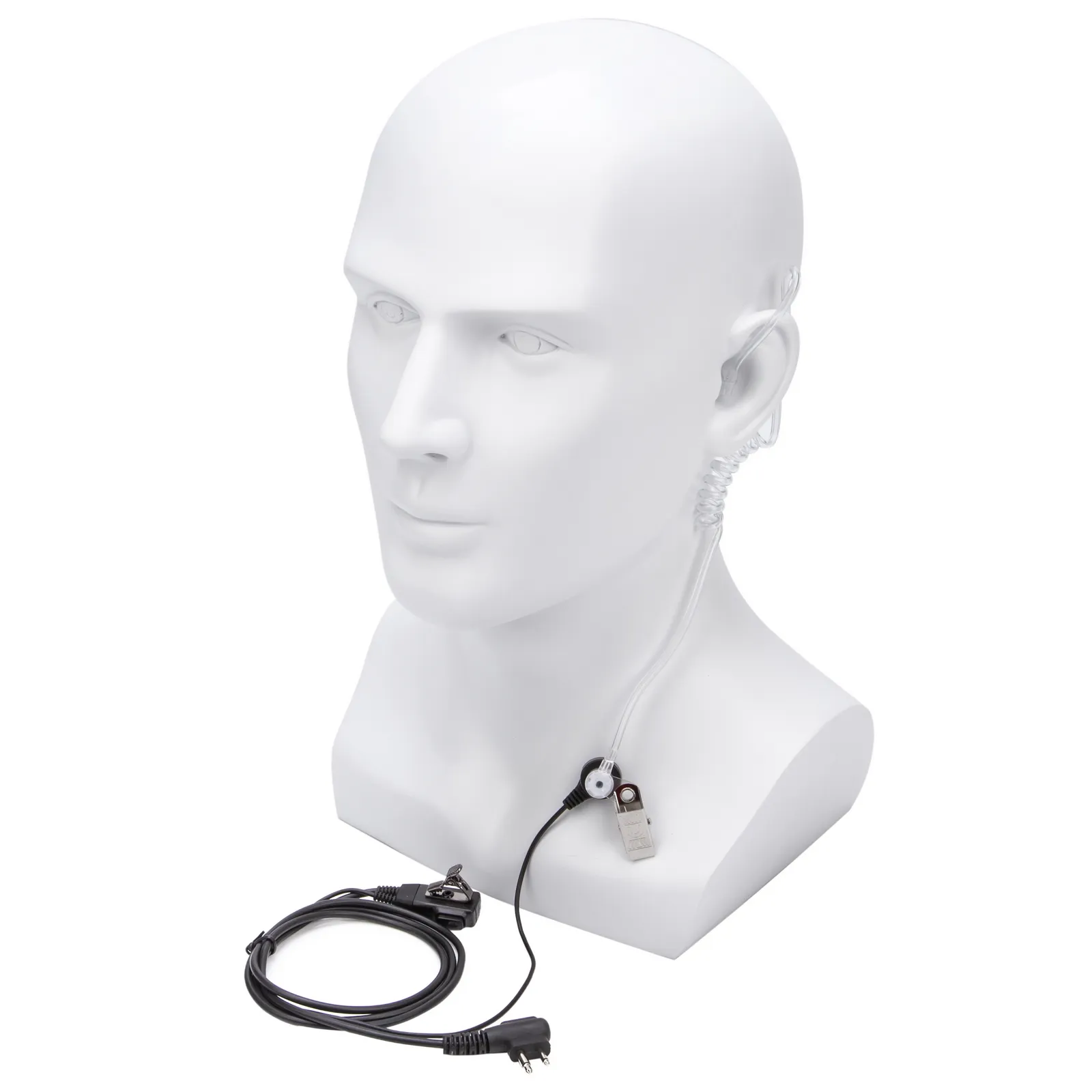 2-Pin Concealed Acoustic Tube Mic Headset for Motorola GP Series Two ...