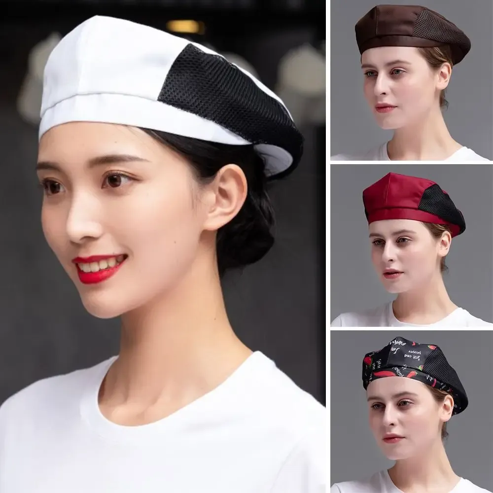 DHgate.com:Breathable Mesh Chef Cooking Hat | Adjustable Kitchen Work ...
