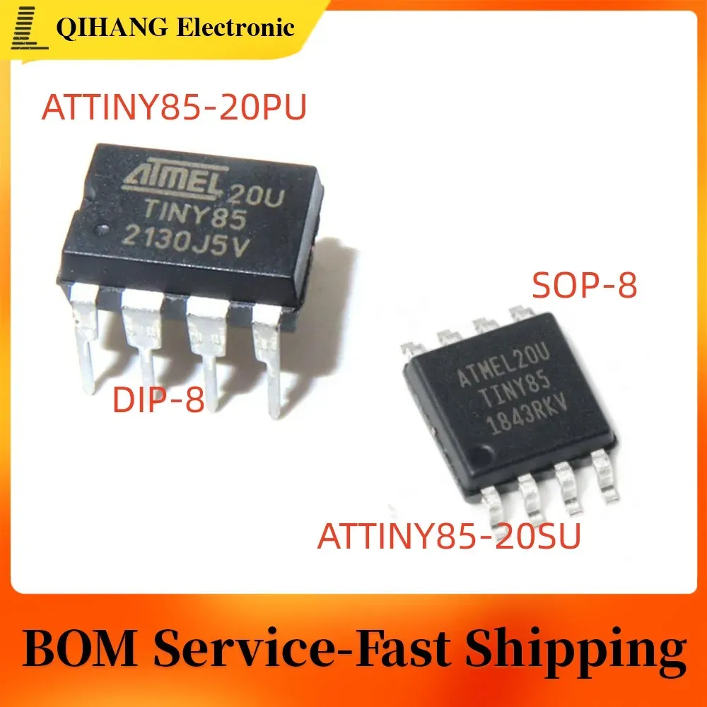 DHgate.com:1-10PCS ATTINY85 Microcontroller Chip, 8-Pin DIP/SOP, 20MHz ...