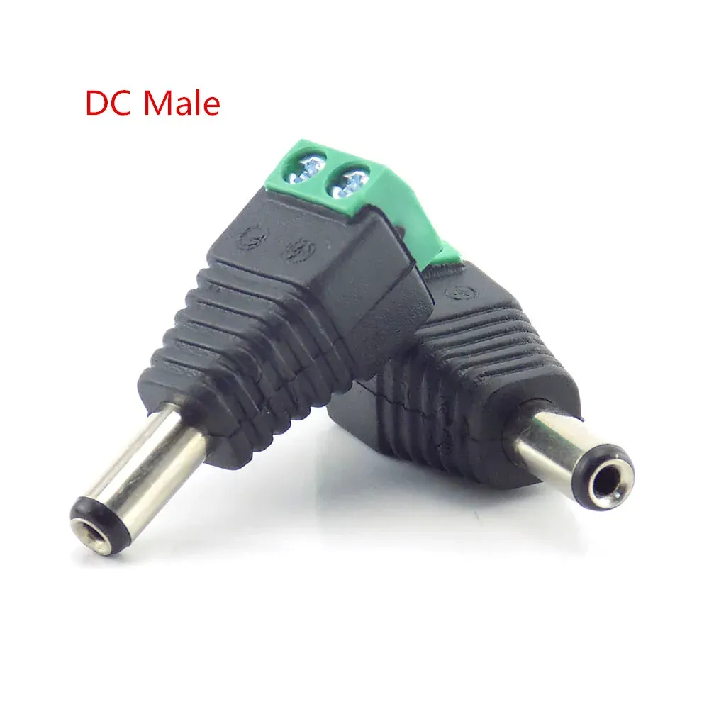 CCTV BNC Connectors: 5 Pack 12V DC BNC Male/Female Coax Cat5 To BNC ...