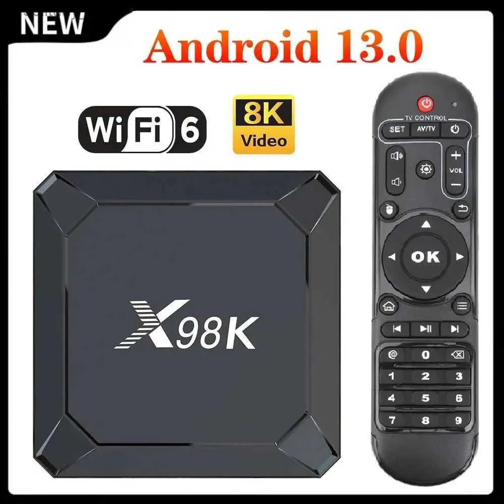 UHD Set Top Box: Quad Core 8K Media Player, Android 13 Smart TV Box ...