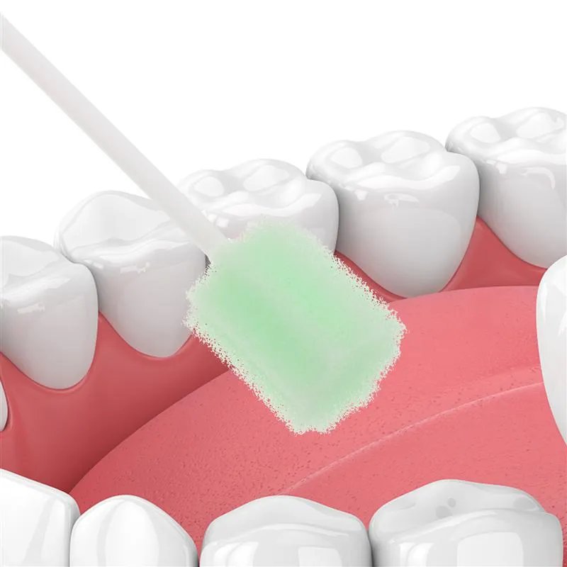 DHgate.com:Sterile Disposable Oral Sponge Swabsticks for Infant Teeth ...
