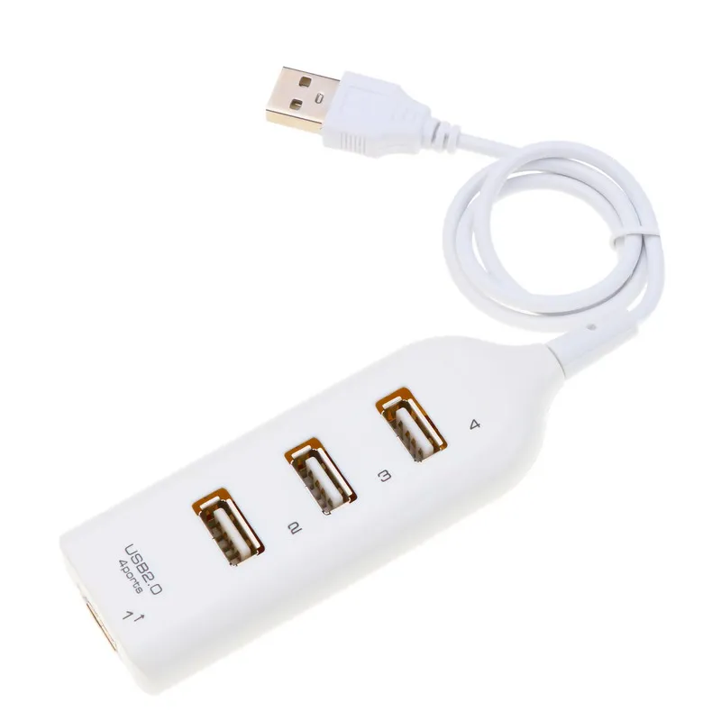 USB Splitter 4 Port High Speed Mini USB Hub - Multi USB Adapter with ...