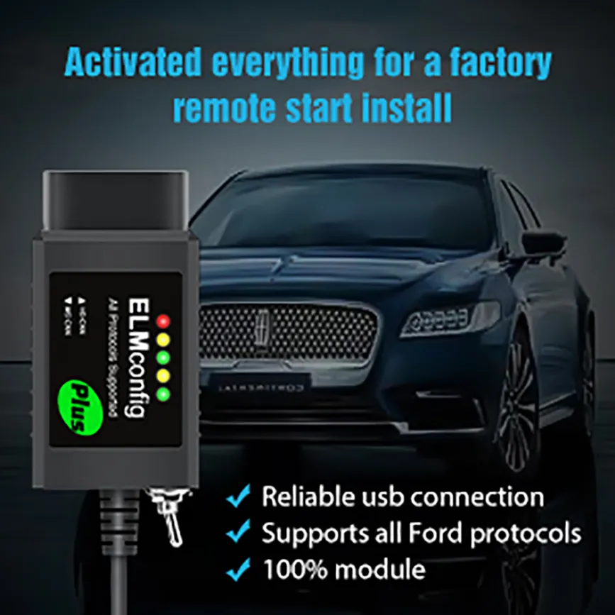 FORScan Enhanced ELM327 OBD2 Scanner, MS-CAN Switch for Ford Coding ...