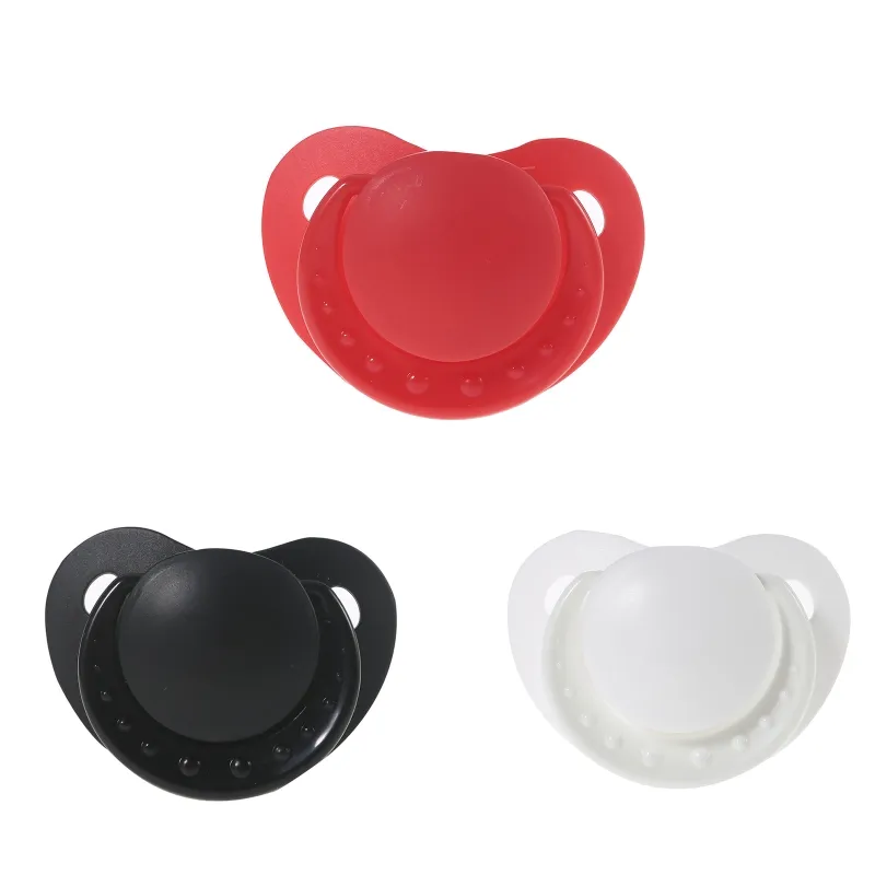 Feeding Pacifiers, Silicone Adult Pacifier: Large Nipple, Wide Bore ...