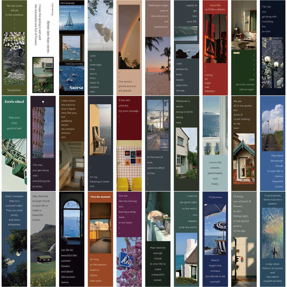 Handheld Cartoon Wind Shadow Bookmark Printable Pdf 30 Artistic And ...