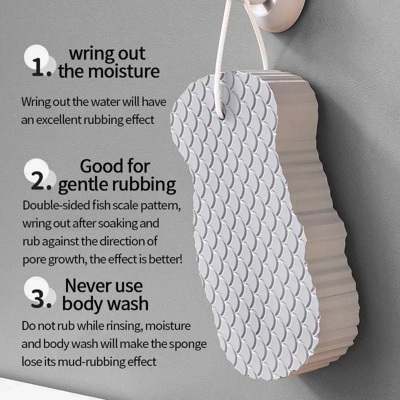 Exfoliating Sponge Bath Scrubber: Soft 3D Body Wash... From Ddmymaster ...