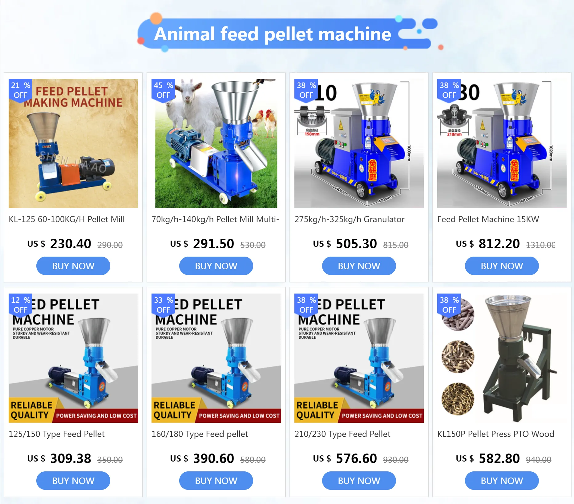 Industrial 120kg/H Wood Pellet Machine: Durable Feed Pellet Mill For ...