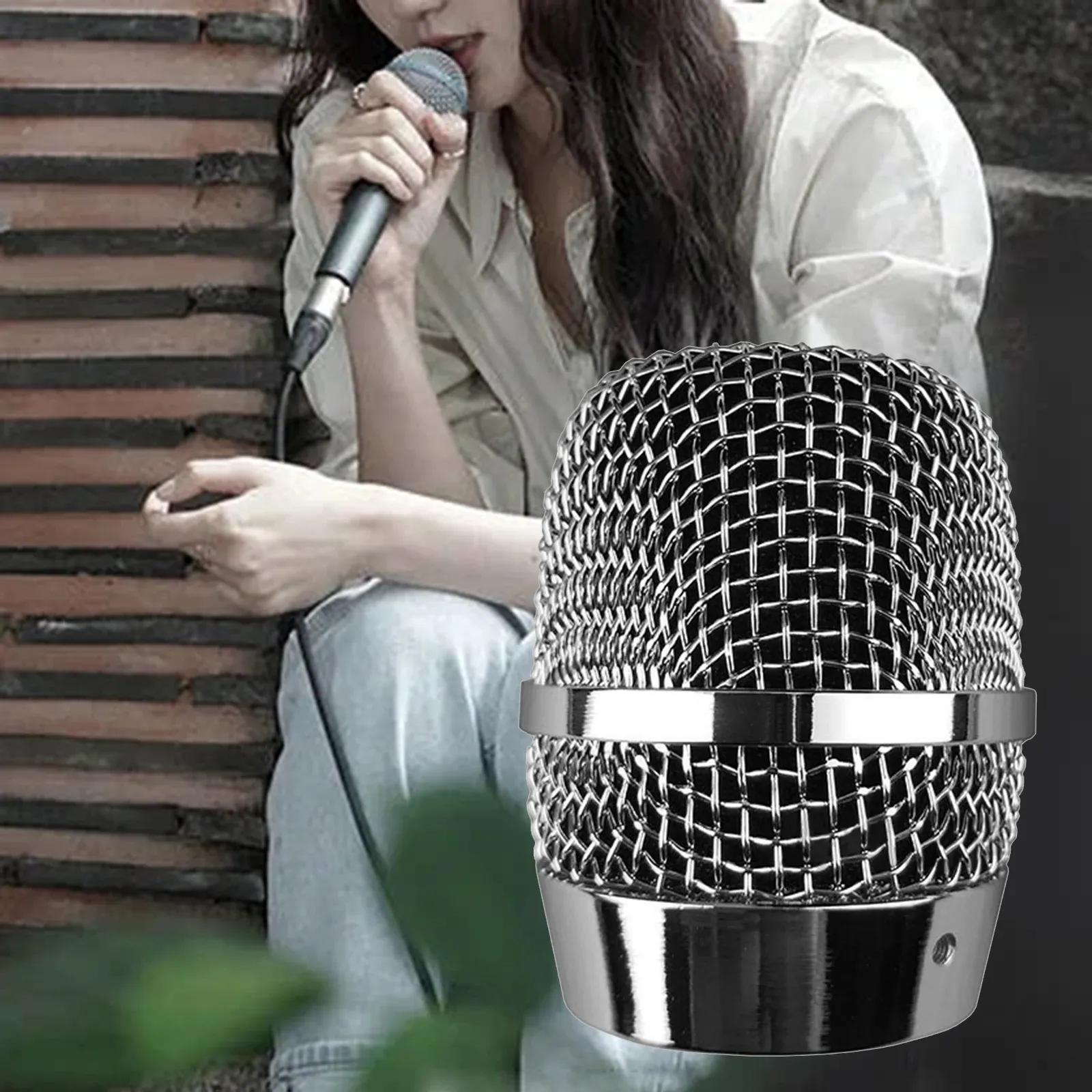 Mic Grille Windscreen Replacement Metal Mesh Heads for Microphone ...