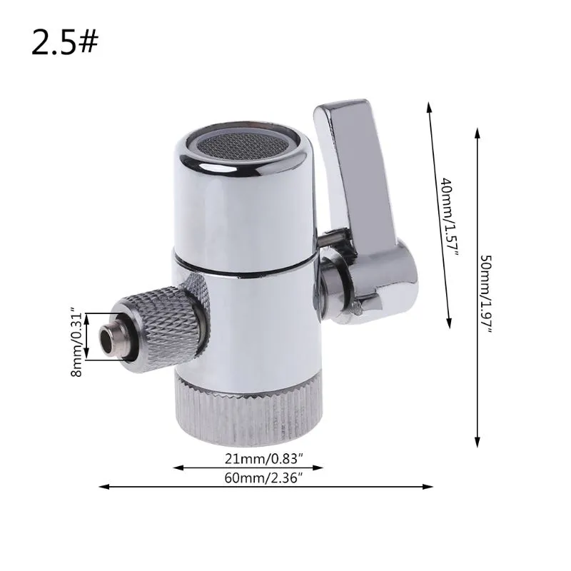 Faucet Adapter For Water Filter & Sink Faucet Adapter Diverter Valve ...