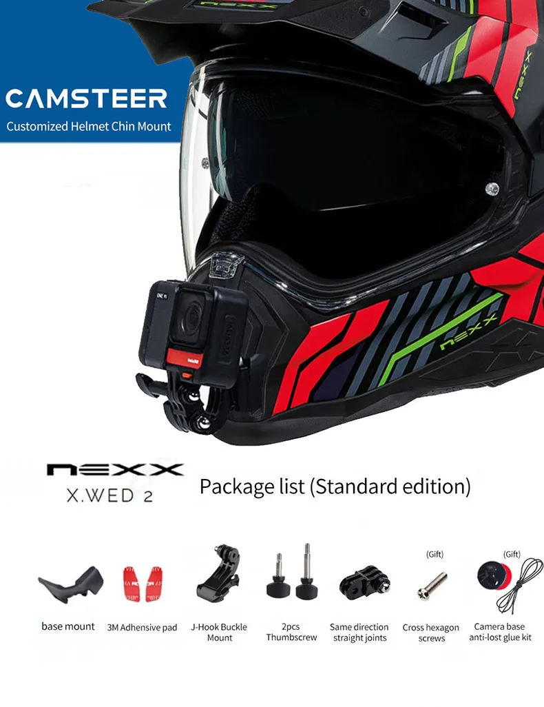 Custom Full Face Modular Helmets For Sale Chin Mounts For GoPro Hero12 ...