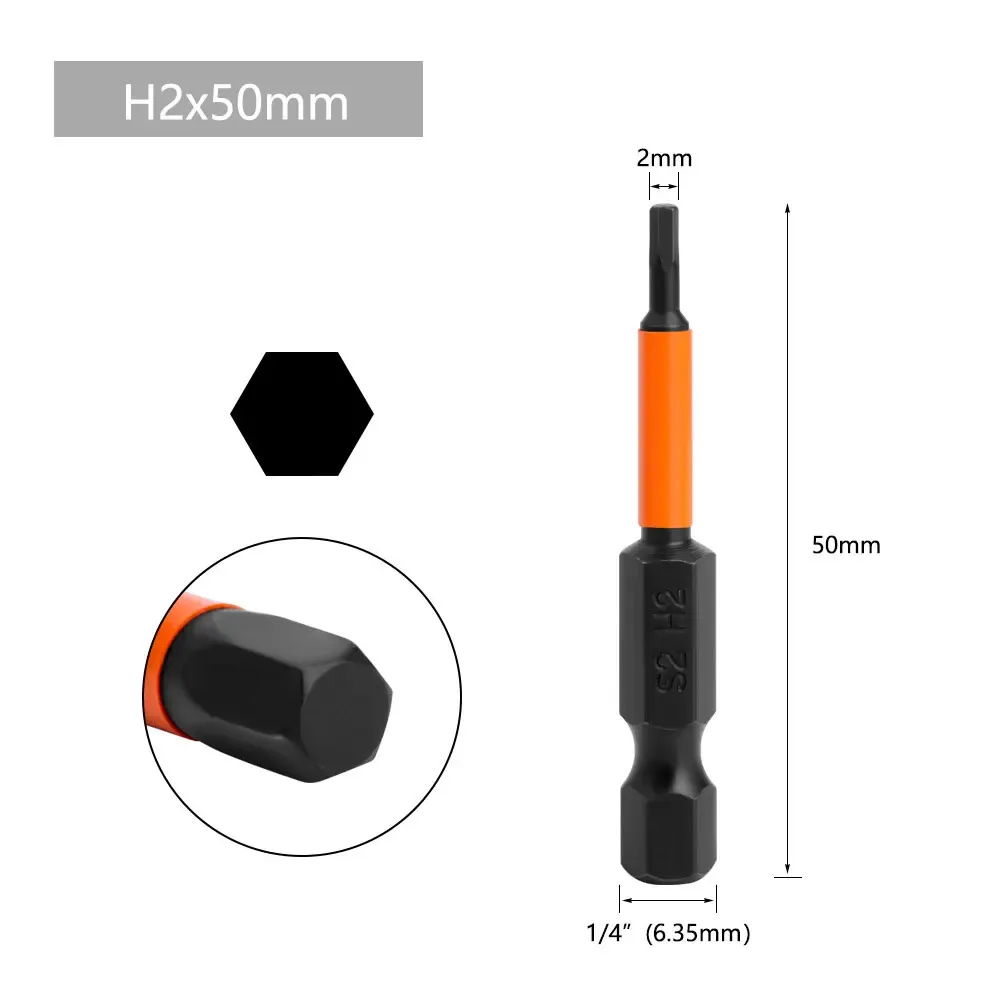 S2 Steel Hex Head Wrench Drill Bit Set 1/4 in Diameter Quick Release ...