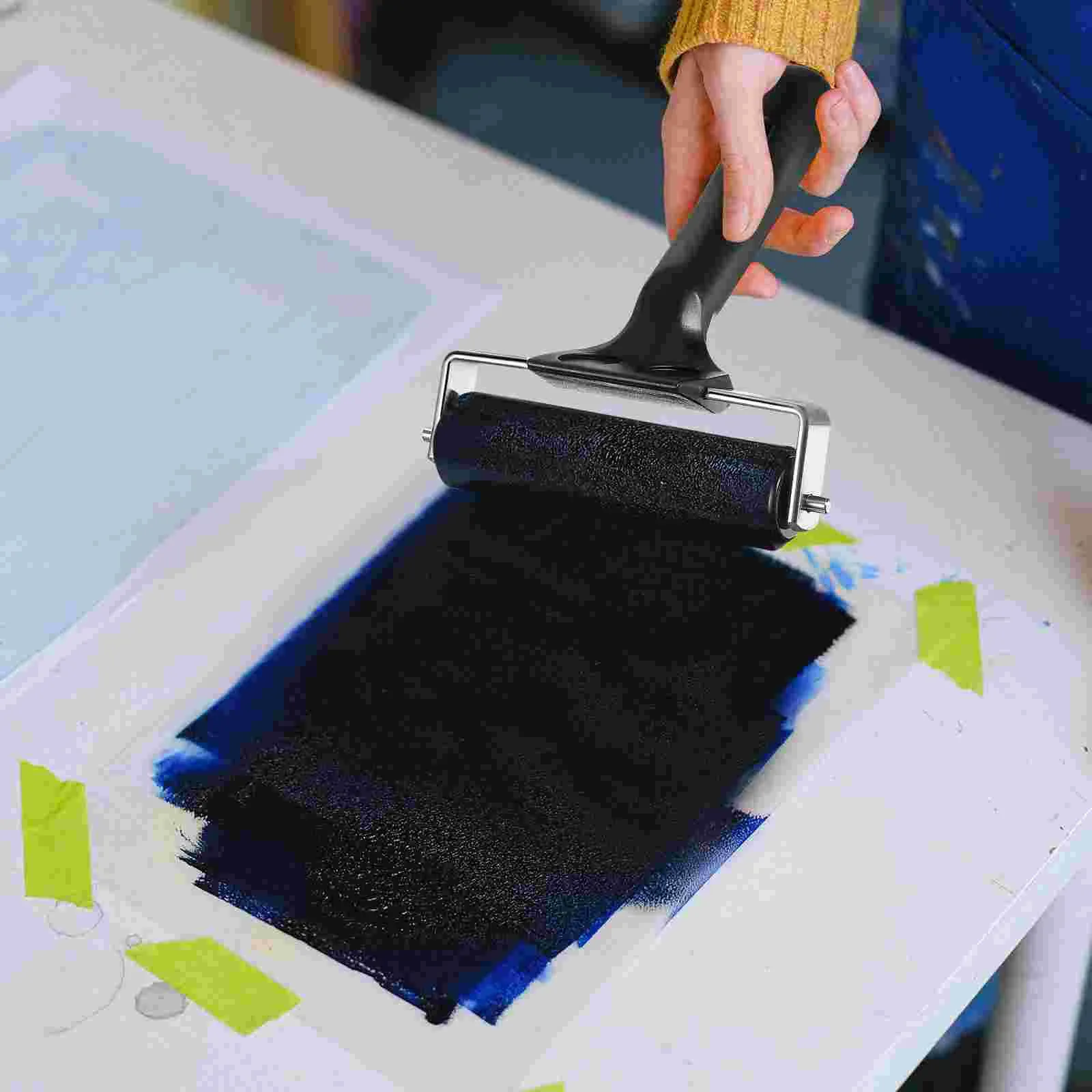 Plastic Brayer Roller Rubber Printmaking Stamp Roller, DIY Craft ...