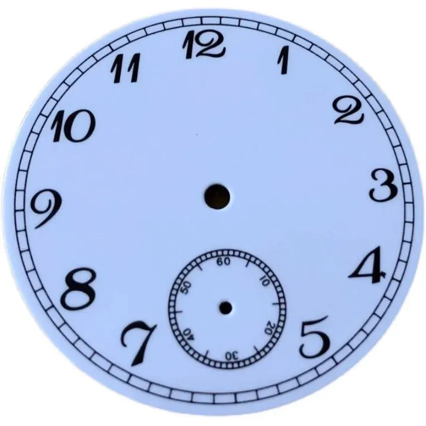 9mm Watch Dial Plate Enamel Dial 6 O'Clock For ETA 6498 / Seagull ...