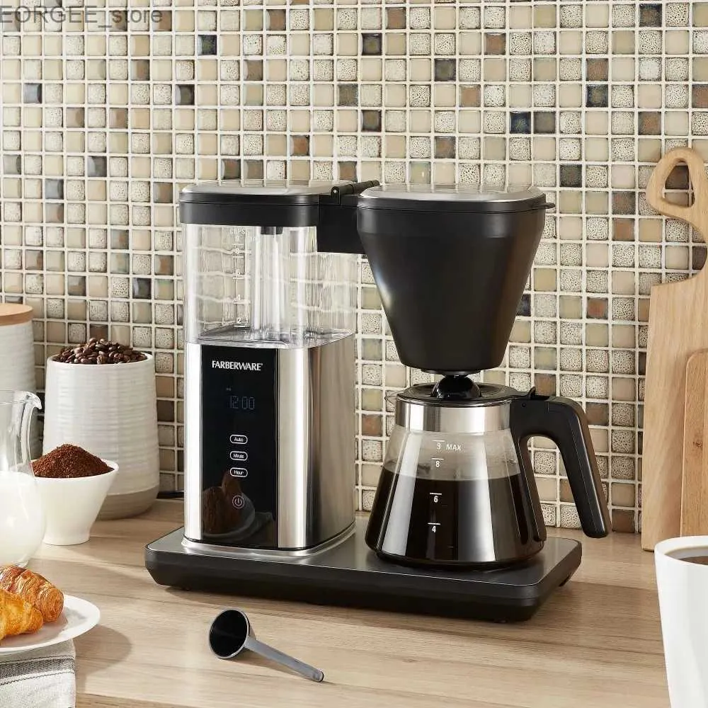 9-Cup Coffee Maker - 1.35L Drip Coffee Machine, High-Temperature ...