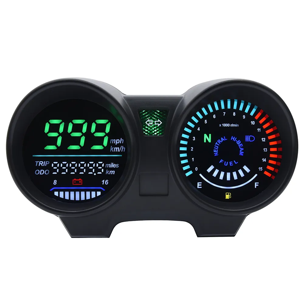 DHgate.com:LED Digital Speedometer Motorcycle Panel For CG125 Fan 125 ...