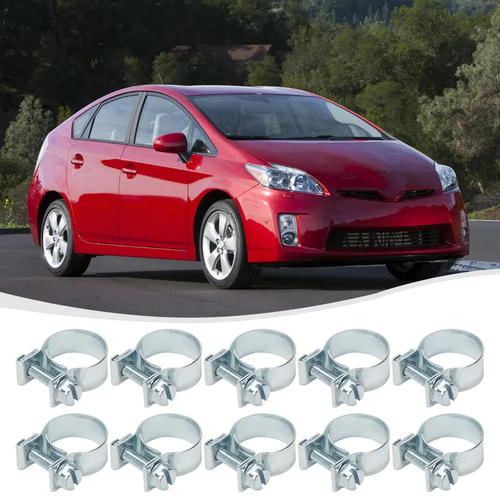 10x Mini Fuel Line Jubilee Hose Clips Clamp Diesel Petrol Pipe Coolant ...