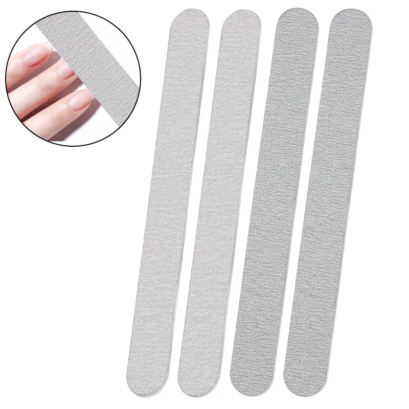 Professional Nail File Set - Gray Sand Abrasive Strips for Shaping ...