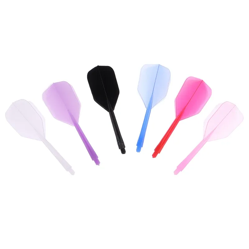 Professional Soft Tip Darts 2BA Screw In Transparent Shafts With ...