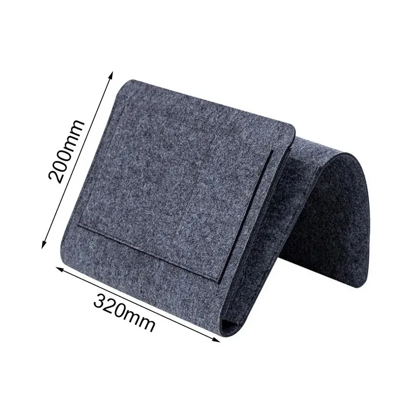 Felt bedside pocket with Remote Control Holder