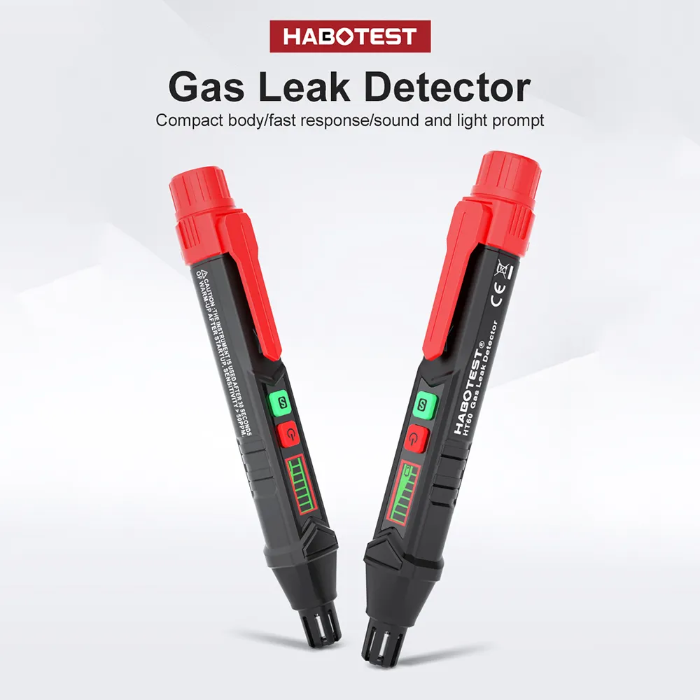 DHgate.com:HT60 Gas Leak Detector, Audible & Visual Alarm, LCD Display ...