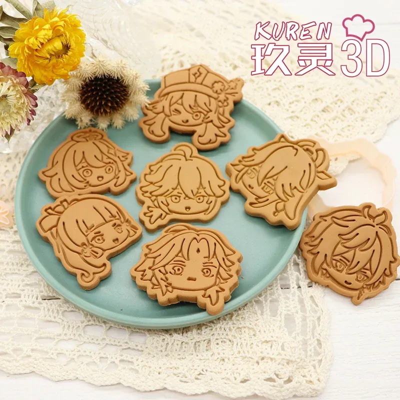 Genshin Impact Tighnari Cyno Cake Tool Animal Cookie Cutter Christmas ...