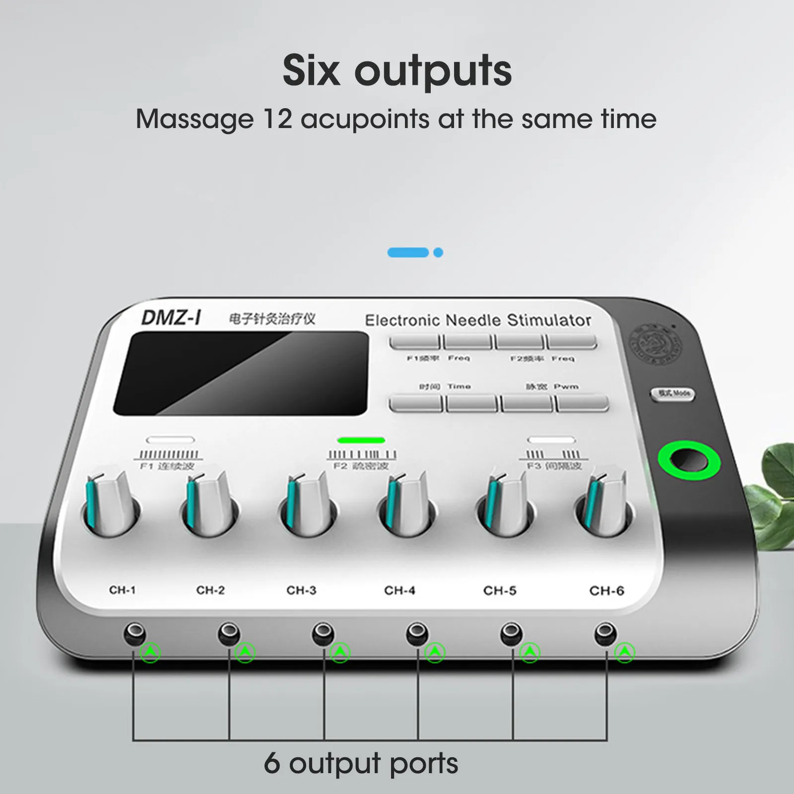 Full Body Massager Machine: 6 Channel TENS Unit For Muscle Stimulation ...