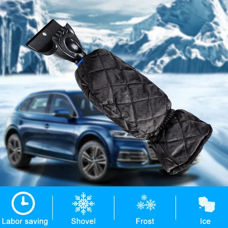 Sturdy Ice Scraper with Scratch-Free Deicer, Durable Snow Shovel for ...