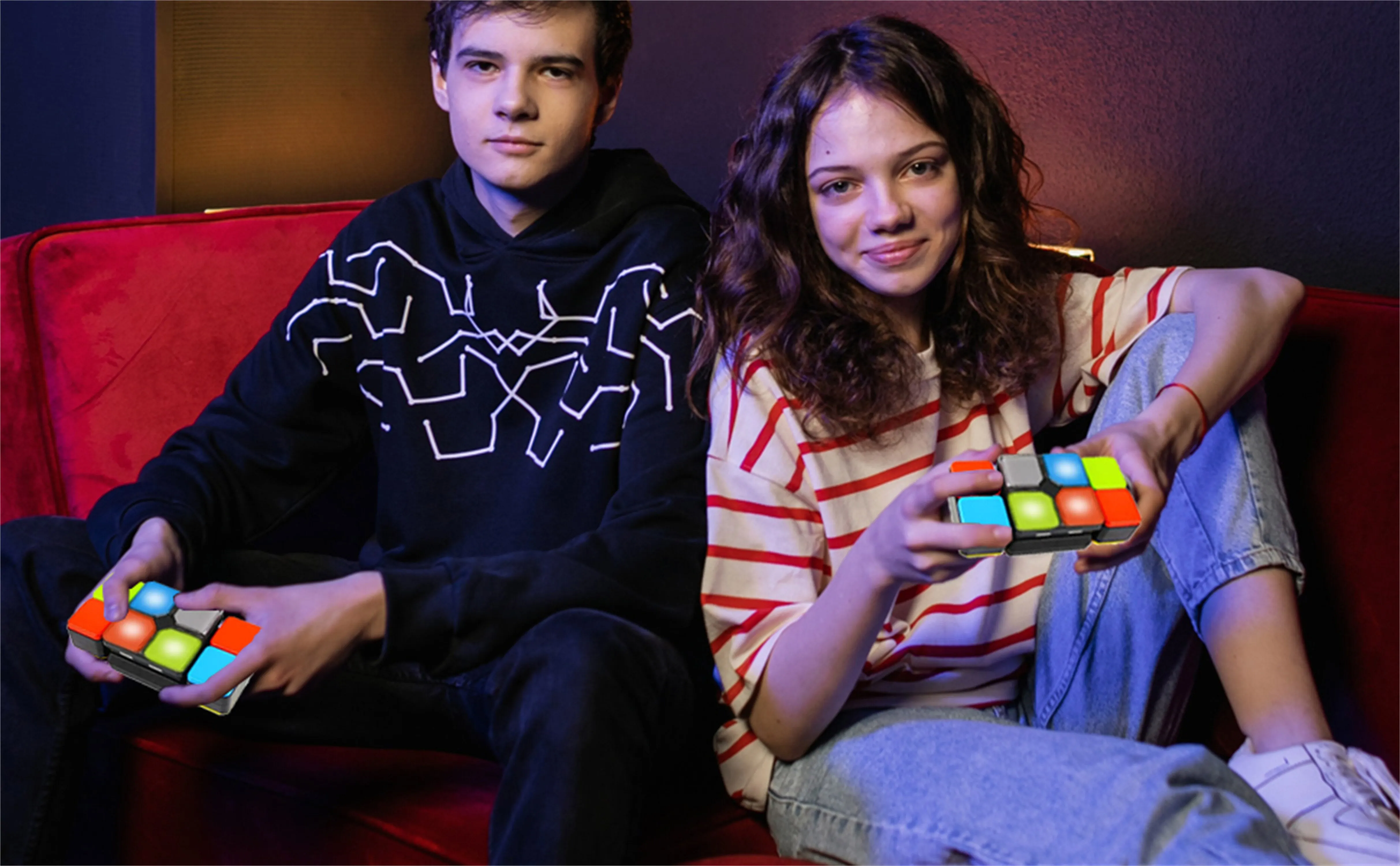 Oonies Flipslide Game: Electronic Handheld Game with 4 Game Modes ...
