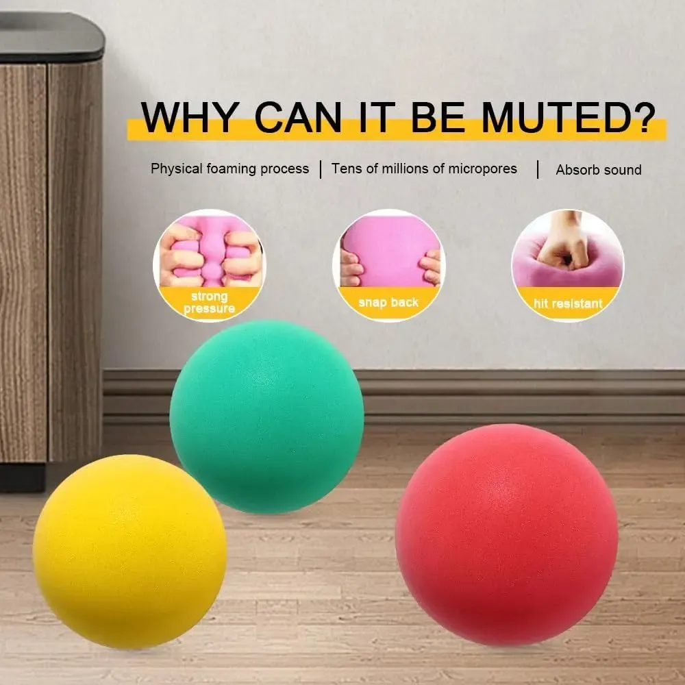 Foam Basketball For Indoor & Outdoor Silent, Lightweight, Easy Grip ...