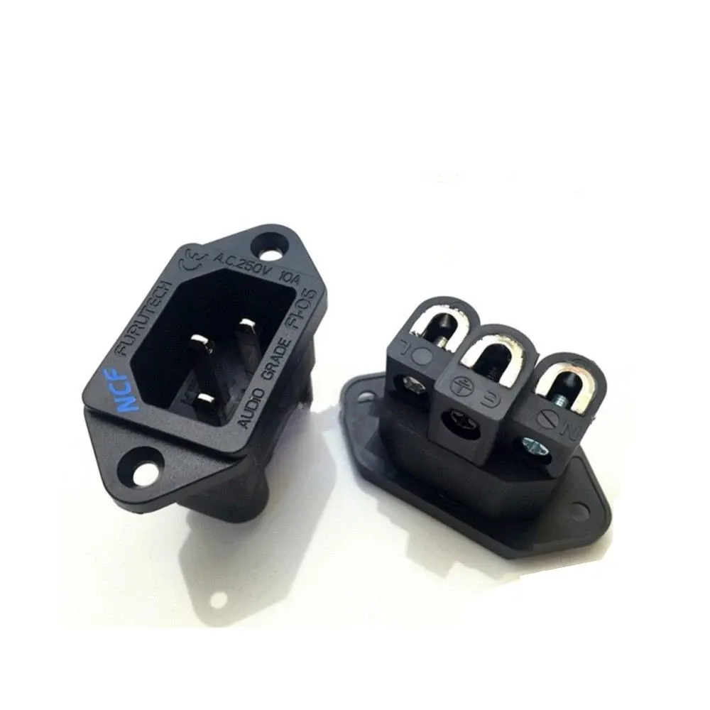 FI-06 NCF Audiophile Power Cable Copper IEC Inlet with Nano Crystal ...