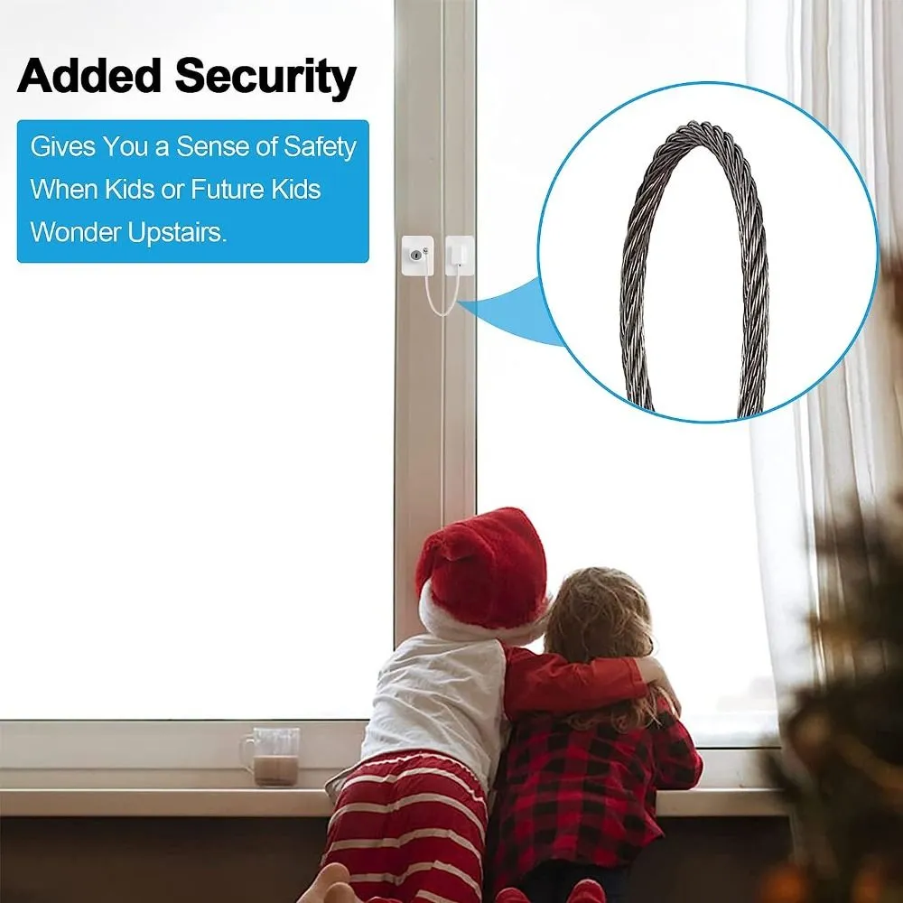 Self-Adhesive Window childproof locks for doors with Key - No Drilling ...