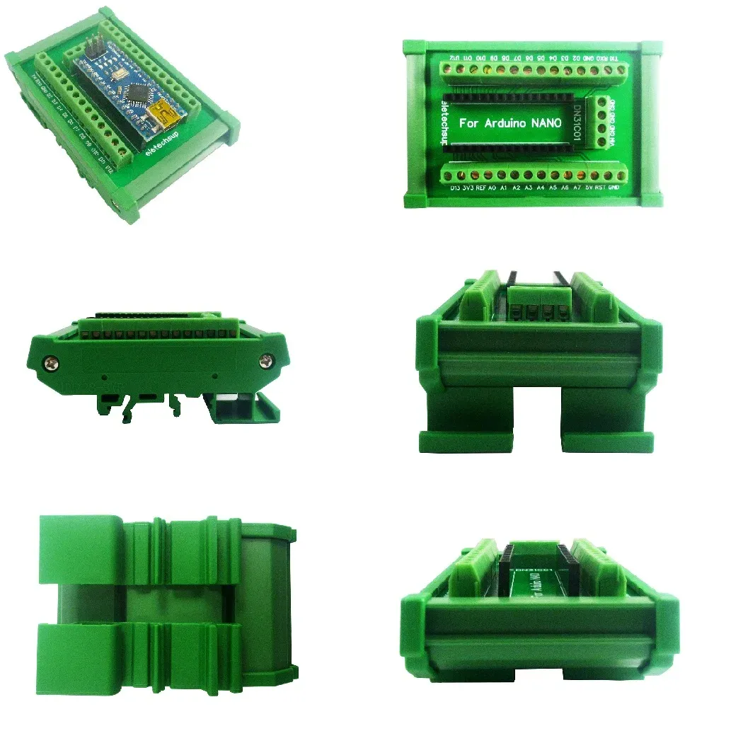 Arduino NANO V3.0 DIN Rail Mount Breakout Module: Expand Your Projects ...