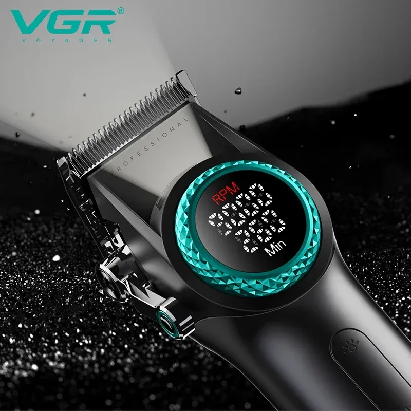 VGR Hair Clipper 9000RPM Professional Hair Cutting Machine with 21 ...