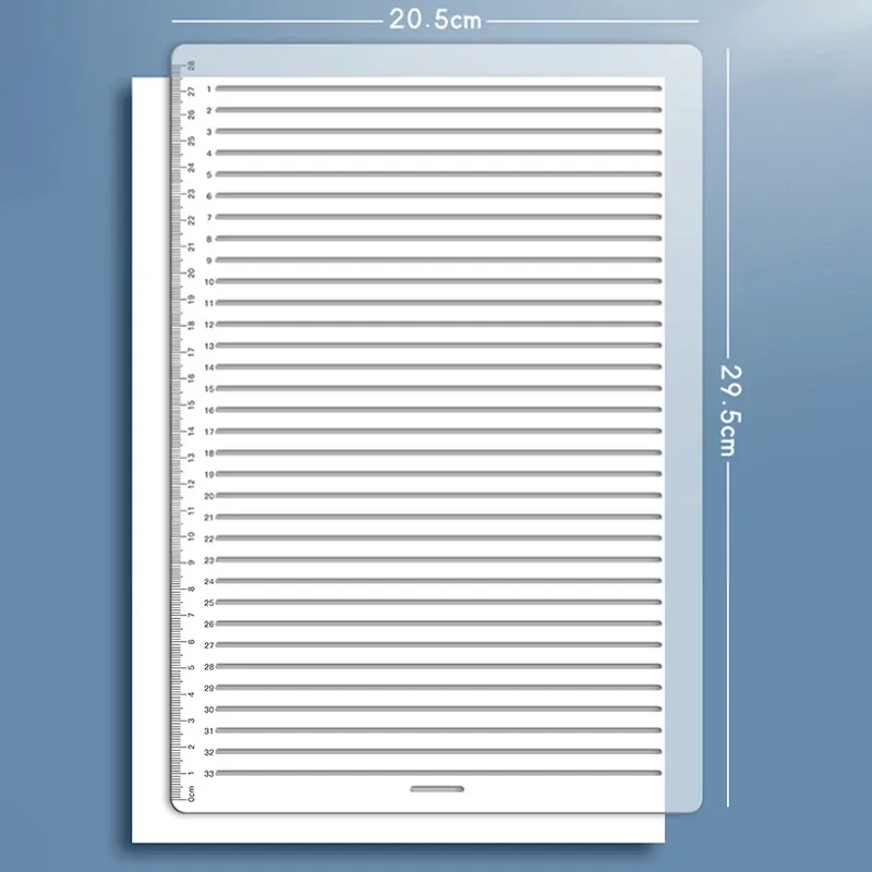 Wholesale Calligraphy Stencil And Ruler Template Writing Straight Line ...