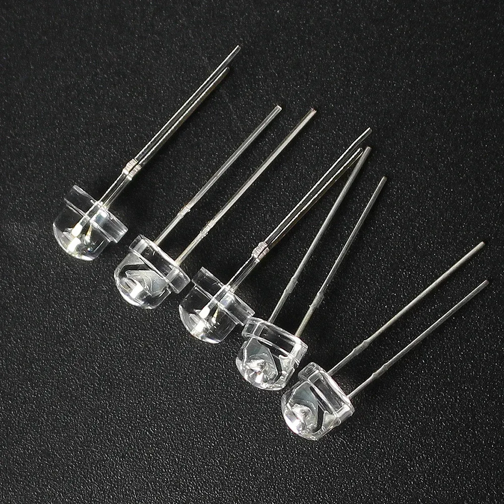 Straw Hat LED Diode 5MM: Blue, Green, Red, Yellow, White Super Bright ...
