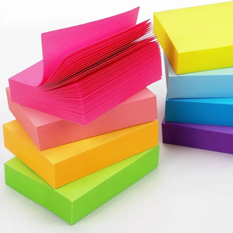 100 Sheets Sticky Notes Pad 1.5 x 2 Inches Self-Adhesive Paper for ...