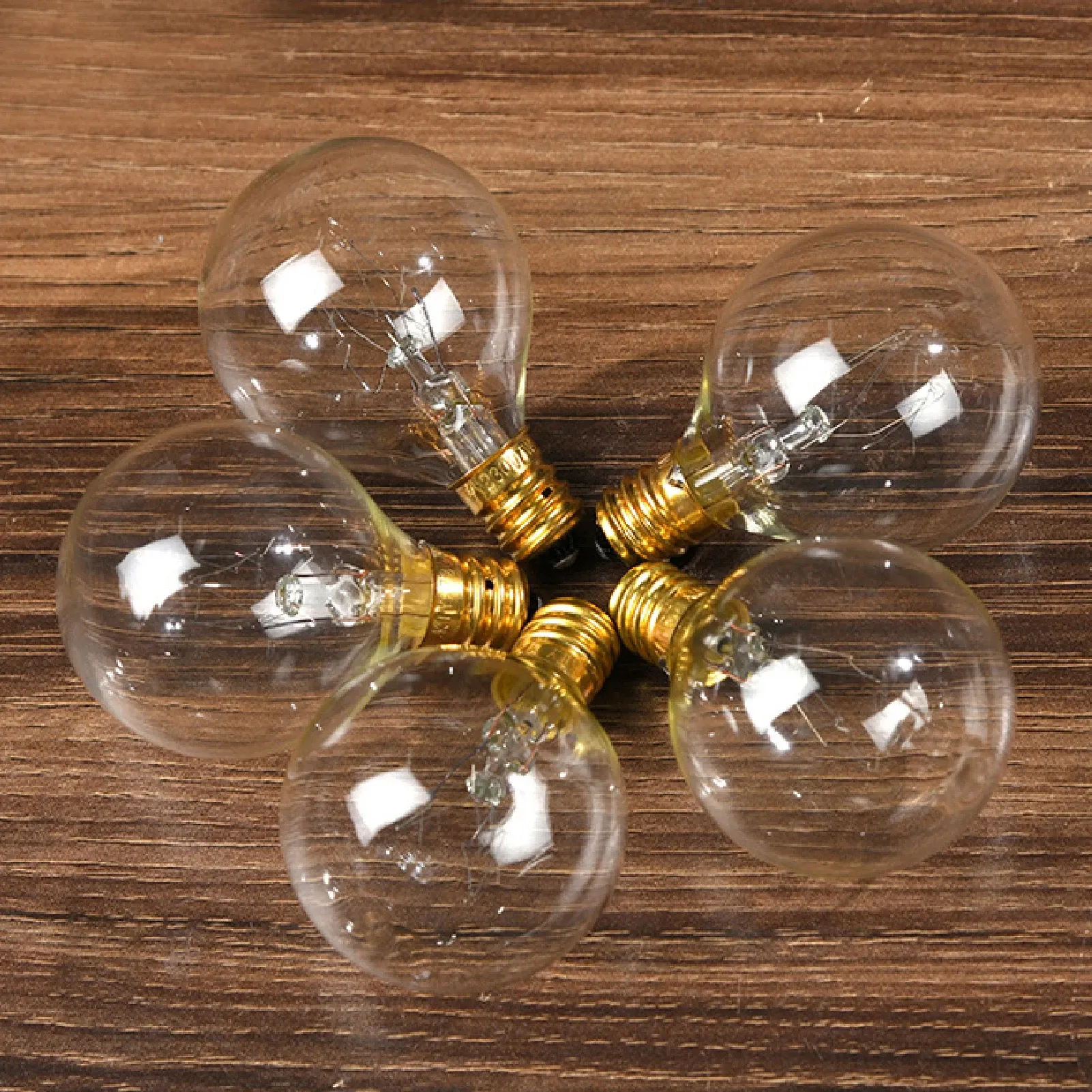 DHgate.com:E12 Edison String Light Bulbs - 25 Pack G40 Clear Globe ...