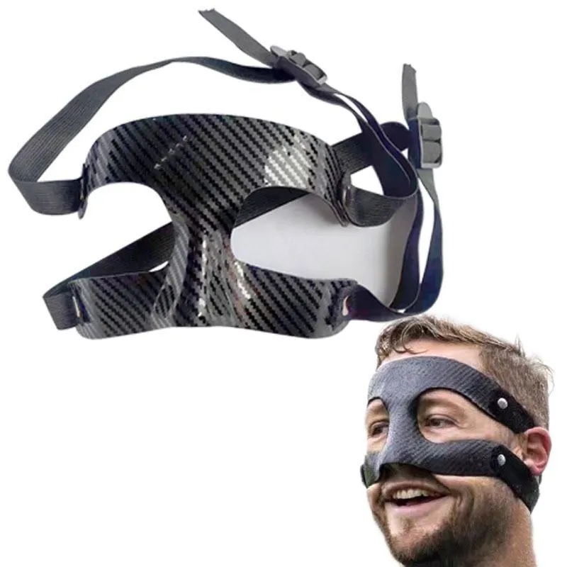 Full Face Mask Nose Guard For Broken Nose, Adjustable Face Shield Togo ...