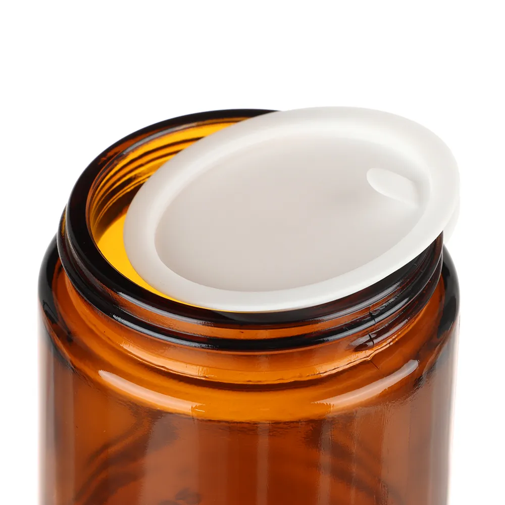 Mini Dark Brown Glass Split Bottle Empty Jar: 5ml - 500ml Cosmetic ...