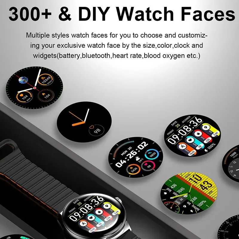 LA99 Pixel AMOLED smartwatch women with Heart Rate Monitor, Face ...