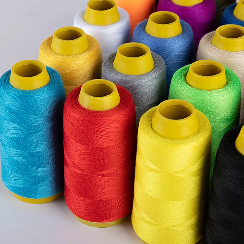 Polyester Sewing Thread with Yarn Holder: 1300 Yards, Strong & Durable ...