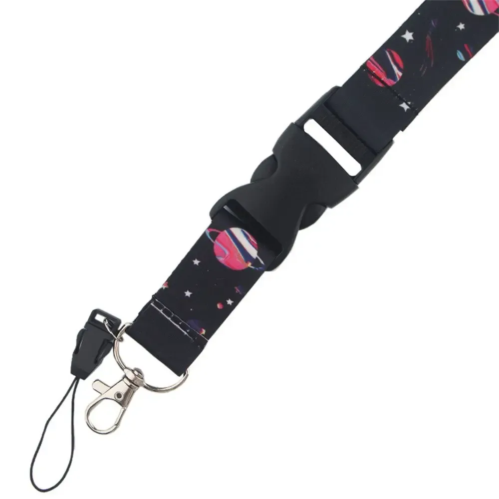 Outer Space Astronauts Lanyards Cool Neck Strap Webbings Ribbons Phone ...