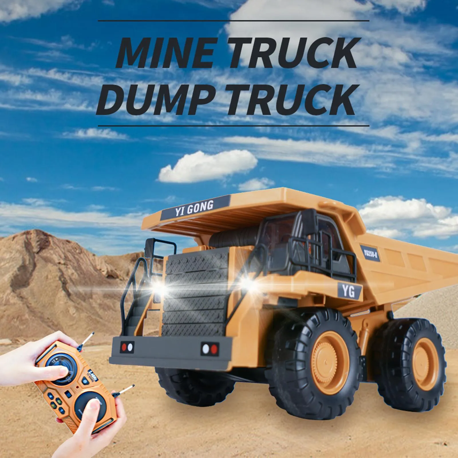 DHgate.com:1/24 RC Dump Truck Alloy Body, Multi-Channel, Remote Control ...