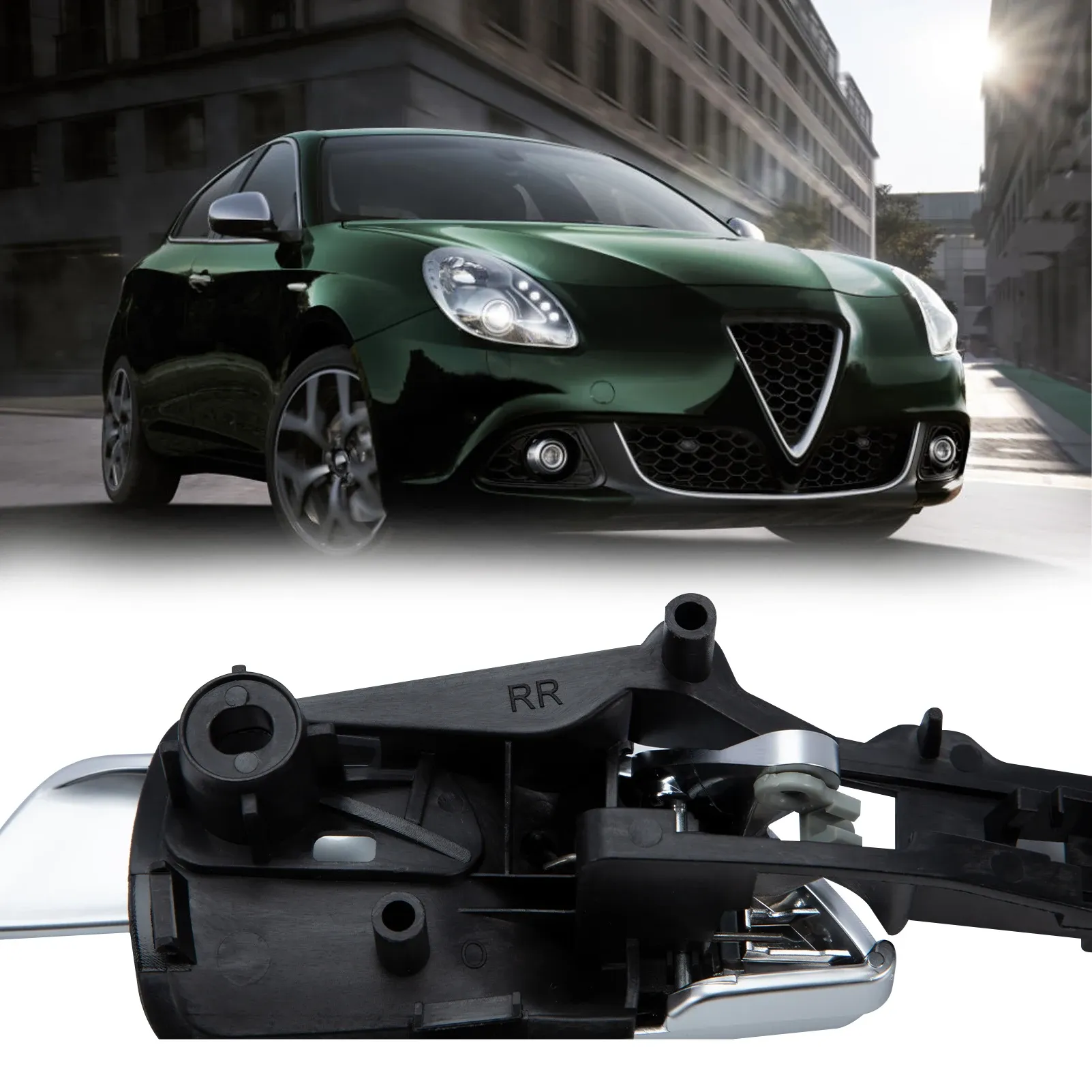 Left / Right Side Car Interior Rear Door Handle For Alfa Romeo ...