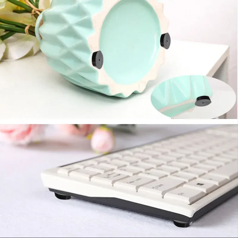 Shock-Absorbing Rubber Feet Pads - Cabinet Bed Table Conical Rubber ...