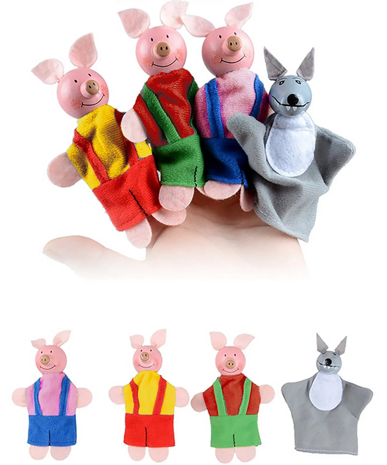 Childrens Hand Puppets Set Plush... From Ddmyhome, $17.79 | DHgate.Com