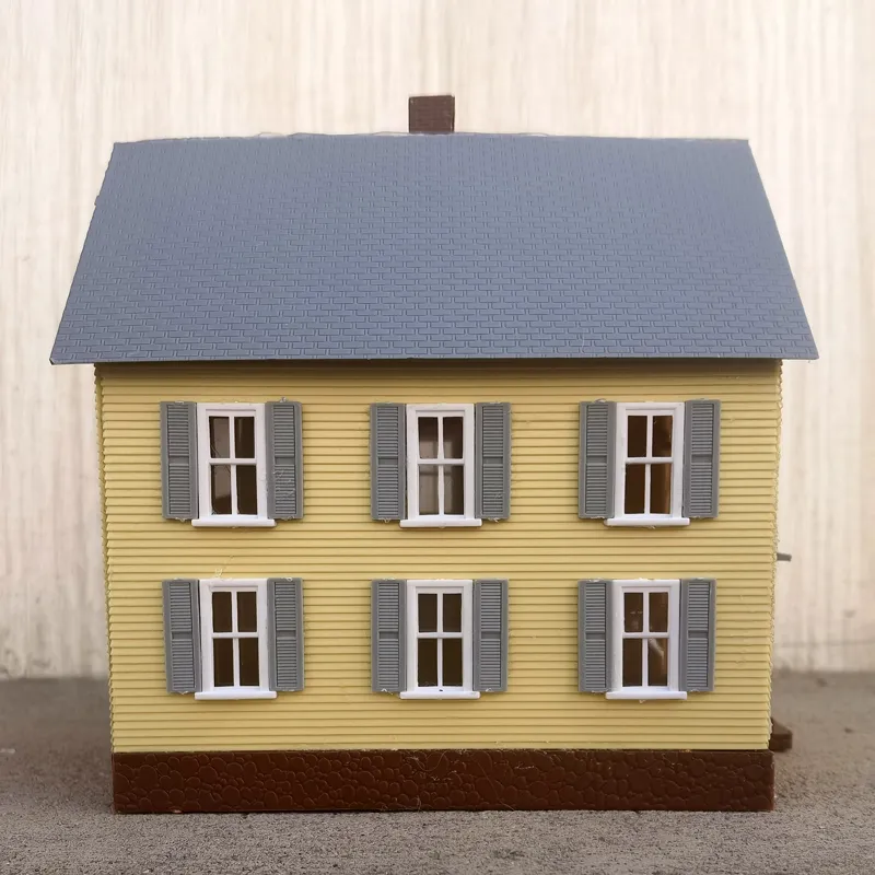 1/87 Ho Scale Miniature Architectural Model House Model Dwelling Kit ...
