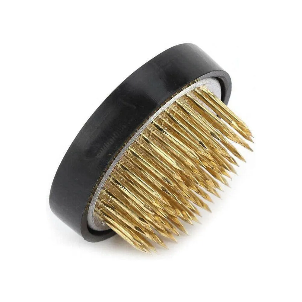 46mm Copper Needle Flower Arrangement Base Round Ikebana Kenzan Holder ...