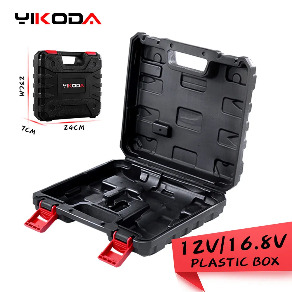 YIKODA Electric Drill Set 12V 25V Cordless Power Drill With ...